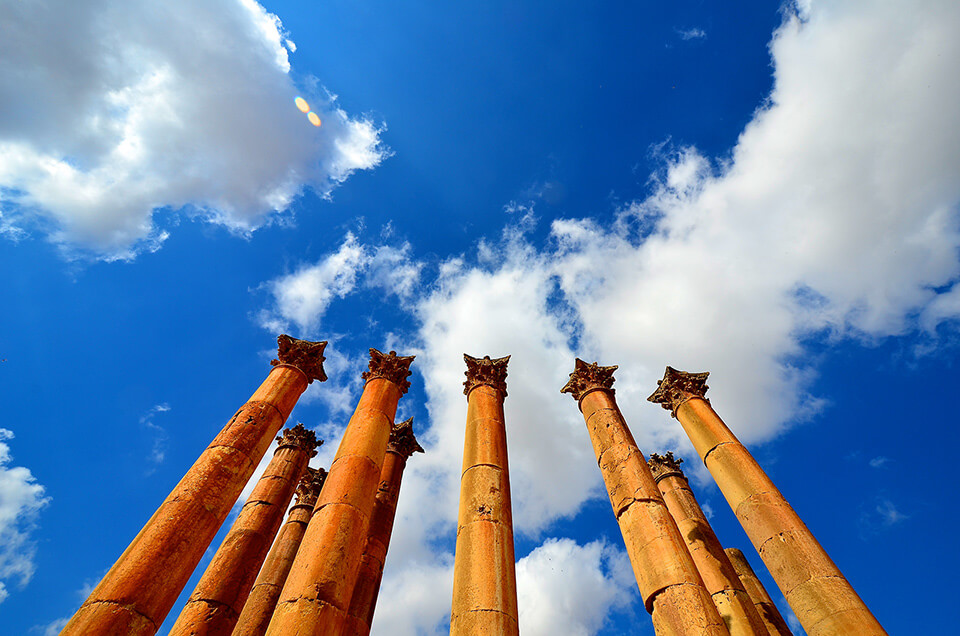 Jerash pillars 960 - The Slow Road Luxury Travel Blog